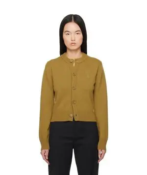 AMI Paris AMI Paris Knit Ami De Coeur Crewneck Cardigan - Lichen