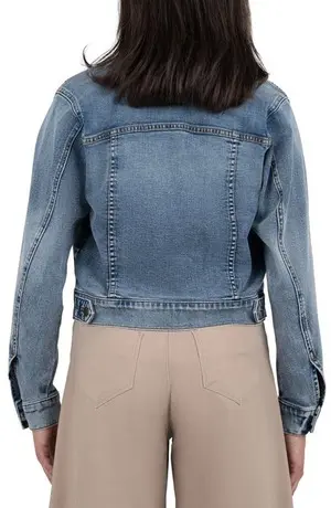 Kut From The Kloth Angela Crop Denim Jacket