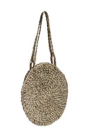 JELAVU Kailani Raffia Tote Bag