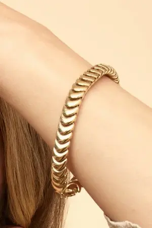 ORADINA 14k Cobra Bracelet