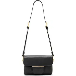 ALLSAINTS Jupiter Leather Crossbody Bag - Black