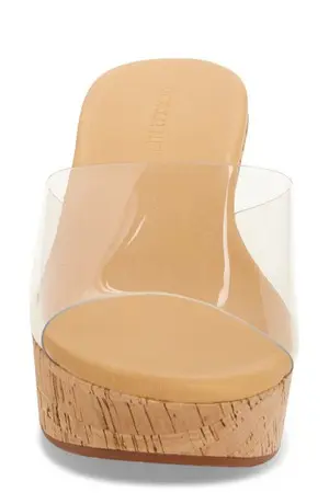 CHOCOLAT BLU Vento Wedge Sandal - Clear Vinyl