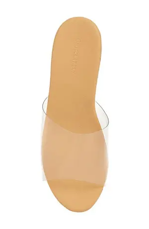 CHOCOLAT BLU Vento Wedge Sandal - Clear Vinyl