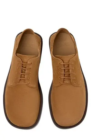 Camper Don Derby Lace Up - Medium Brown