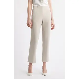 Ming Wang Tanya Foster Pintuck Crepe Pants