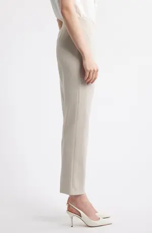Ming Wang Tanya Foster Pintuck Crepe Pants