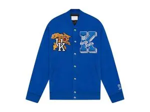 OVO X Ncaa Kentucky Wildcats Varsity Jacket - Blue