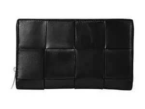 Bottega Veneta Wallet Cassette Zip - Black