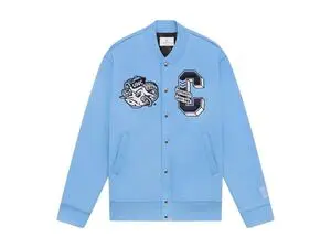 OVO X Ncaa North Carolina Tar Heels Varsity Jacket - Light Blue