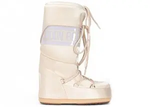 Moon Boot Icon Faux-Fur Boots Ivory