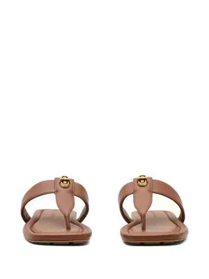 Marc Jacobs Dual T Sandals - Brown