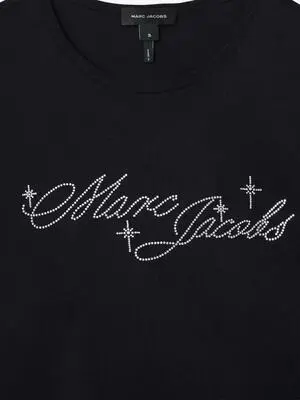 Marc Jacobs Logo-embellished T-shirt - Black