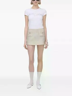 Marc Jacobs Tweed Mini Skirt - Neutrals