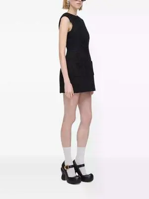Marc Jacobs Tweed Mini Dress - Black