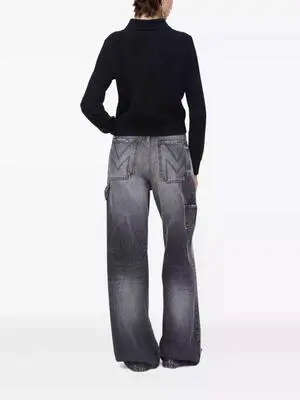 Marc Jacobs Ribbed Cardigan - Black