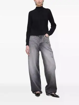 Marc Jacobs Ribbed Cardigan - Black
