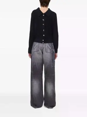 Marc Jacobs Ribbed Cardigan - Black