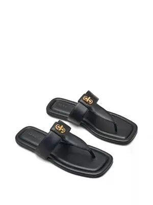 Marc Jacobs Dual T Sandals - Black