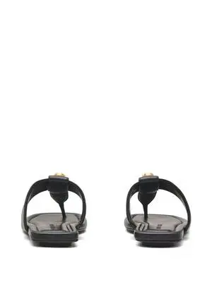 Marc Jacobs Dual T Sandals - Black