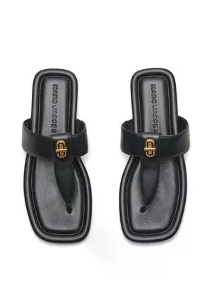 Marc Jacobs Dual T Sandals - Black