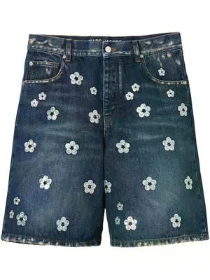 Marc Jacobs Sequin Daisy Wide Leg Shorts