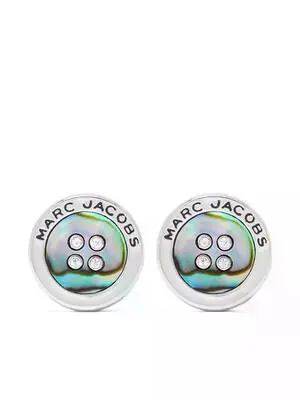 Marc Jacobs Button Stud Earrings - Silver