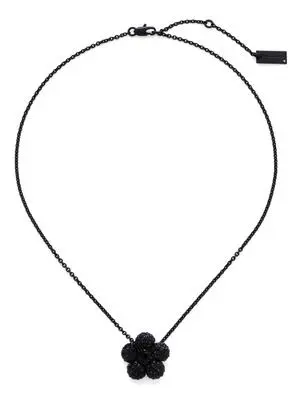 Marc Jacobs Daisy Pave Chain Necklace - Black