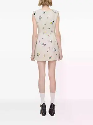 Marc Jacobs Crystal-embellished Mini Dress