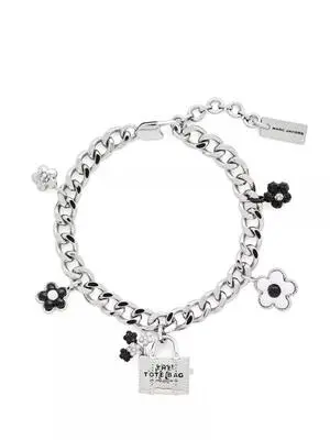 Marc Jacobs Daisy Balloon Charm Bracelet - Silver