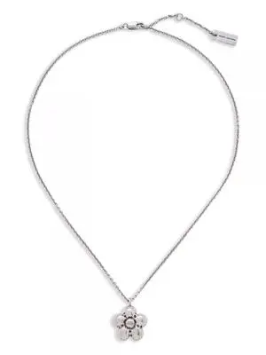 Marc Jacobs Daisy Balloon Necklace - Silver