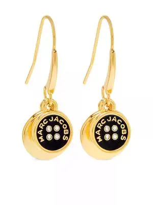 Marc Jacobs Button Drop Earrings - Gold