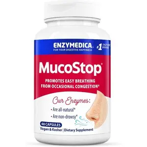 ENZYMEDICA Mucostop 48 Capsules - One-color