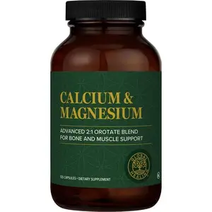 GLOBAL HEALING CENTER Calcium & Magnesium 120 Capsules - One-color