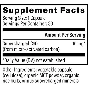 GLOBAL HEALING CENTER Supercharged C60 30 Capsules