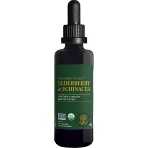 GLOBAL HEALING CENTER Organic Elderberry & Echinacea 59.2 Milliliters - One-color