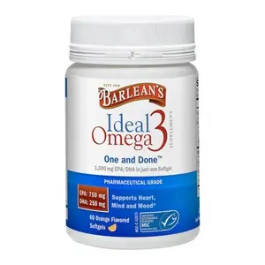 BARLEANS ORGANIC OILS Ideal Omega3 60 Softgels - One-color