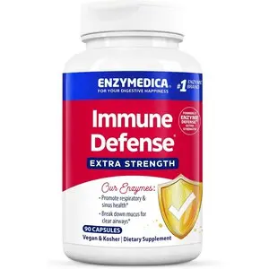 ENZYMEDICA Immune Defense Extra Strength 90 Capsules - One-color