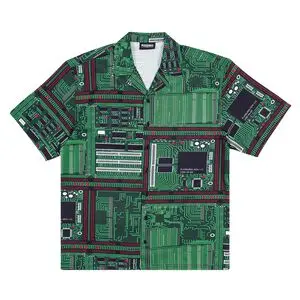 PLEASURES Motherboard Rayon Shirt