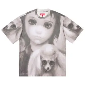 Supreme Margaret Keane Best Friends Short-sleeve Top - Grey