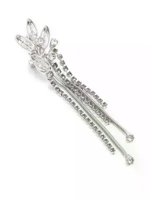 LANVIN Crystal-embellished Chandelier Earrings - Silver