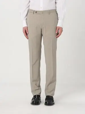 PT TORINO Tailored Stretch Cotton And Silk Blend Trousers - Beige
