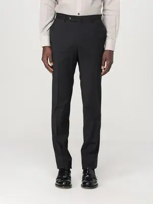 PT TORINO Tailored Straight Leg Trousers - Black