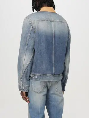 Alexander McQueen Denim Jacket With Classic Collar