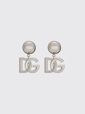 Dolce & Gabbana Dg Logo Earrings - Silver