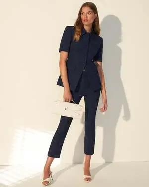 Veronica Beard Veronica Beard Bodie Jacquard Blazer Navy