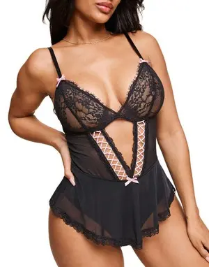ADORE ME Eleanor Bodysuit - Black