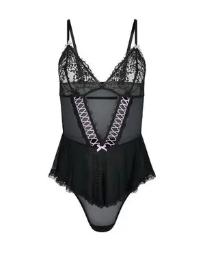 ADORE ME Eleanor Bodysuit - Black