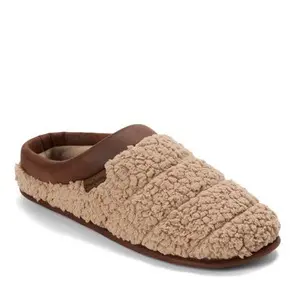 DEARFOAMS Asher Marled Knit Clog Slipper - Latte