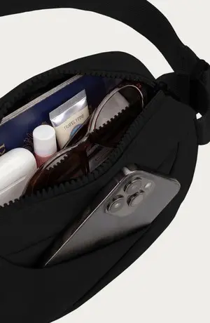LUX AND NYX Origami Sling And Belt Bag - Black