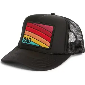 FRIDAY FEELIN’ Patch Trucker Hat - Black